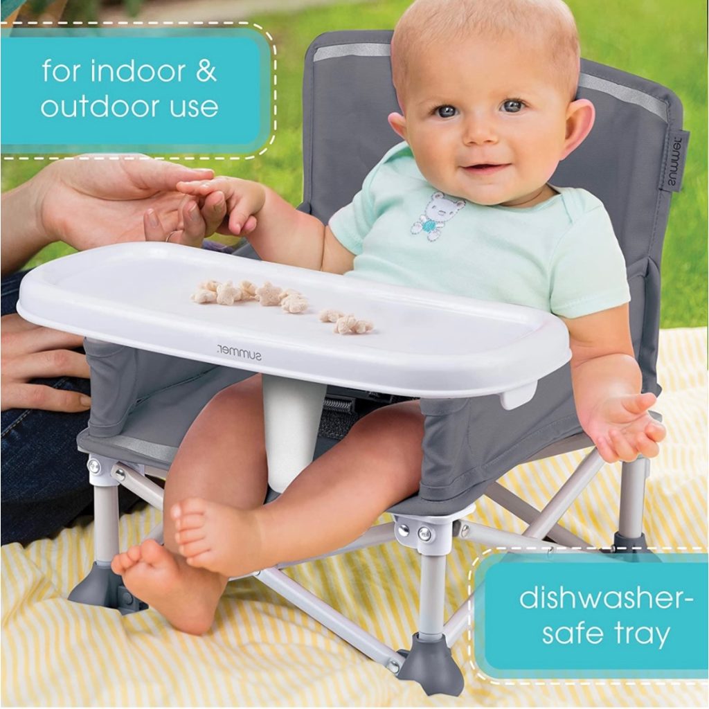 Summer Pop ‘n Sit Portable Booster Chair - Little Beach Bum - Baby Gear ...