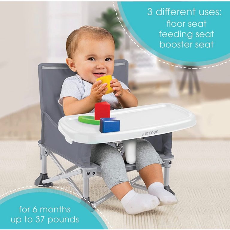 Summer Pop ‘n Sit Portable Booster Chair - Little Beach Bum - Baby Gear ...