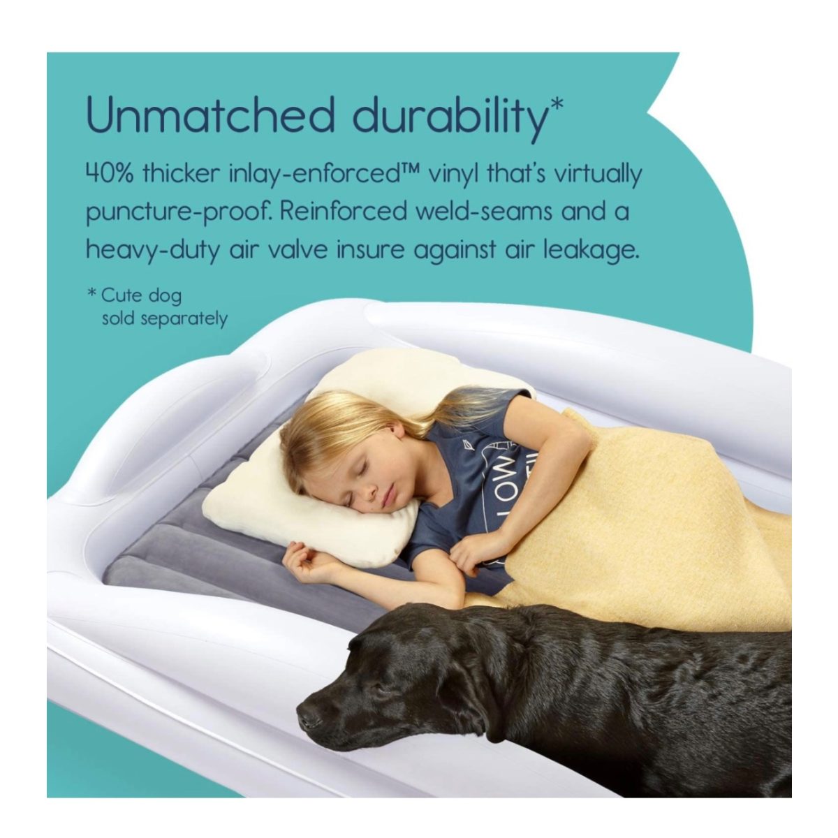 Hiccapop Inflatable Toddler Bed - Little Beach Bum - Baby Gear Rentals